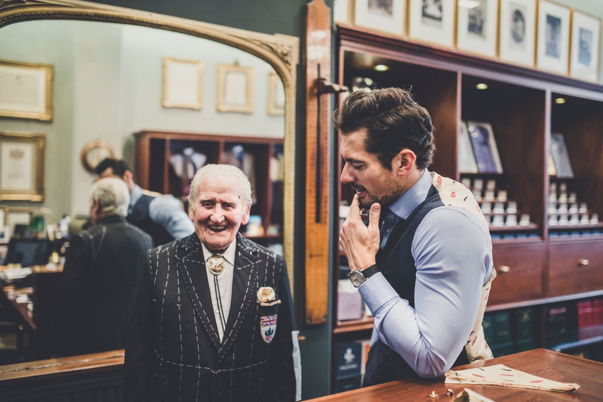 David Gandy styles Norman Dewis OBE ahead of debut BBC Top Gear ...