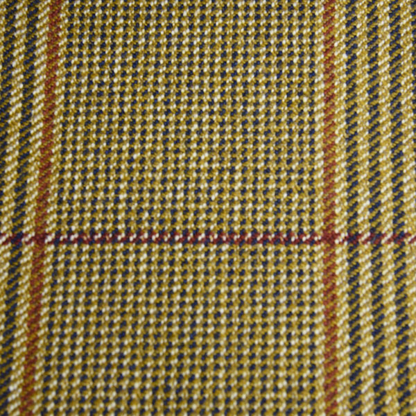Brown russell check tweed - Henry Poole Savile Row