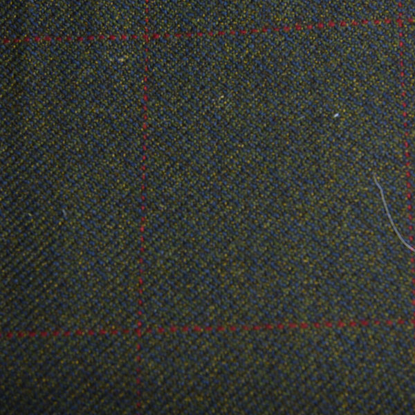 Green twill and red window check tweed - Henry Poole Savile Row