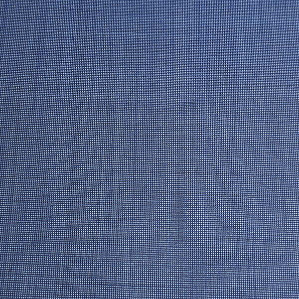 Mid blue spot tropical worsted - Henry Poole Savile Row