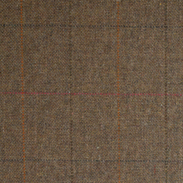 Brown and red check tweed - Henry Poole Savile Row