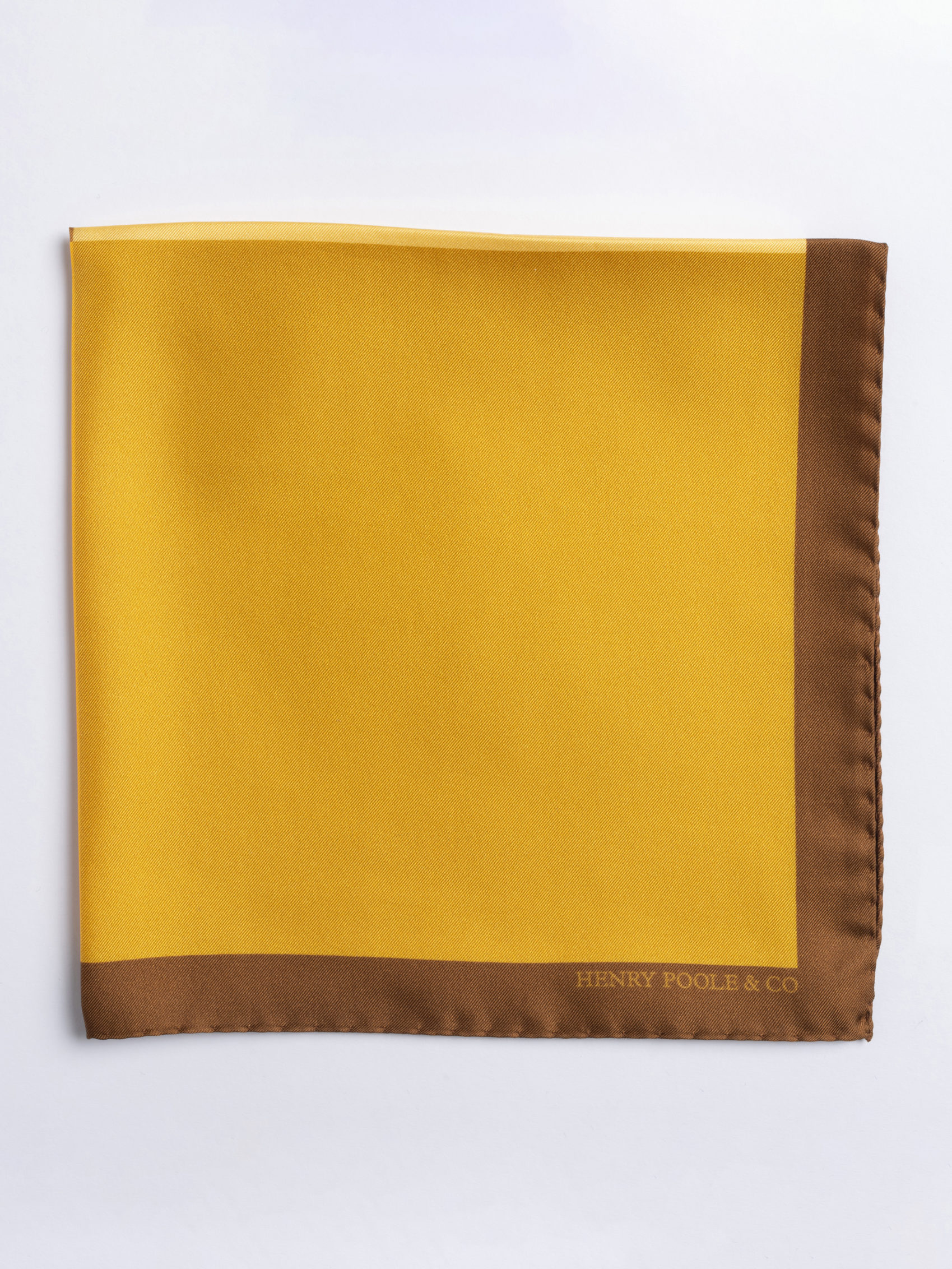 Ivory pocket square - Henry Poole Savile Row