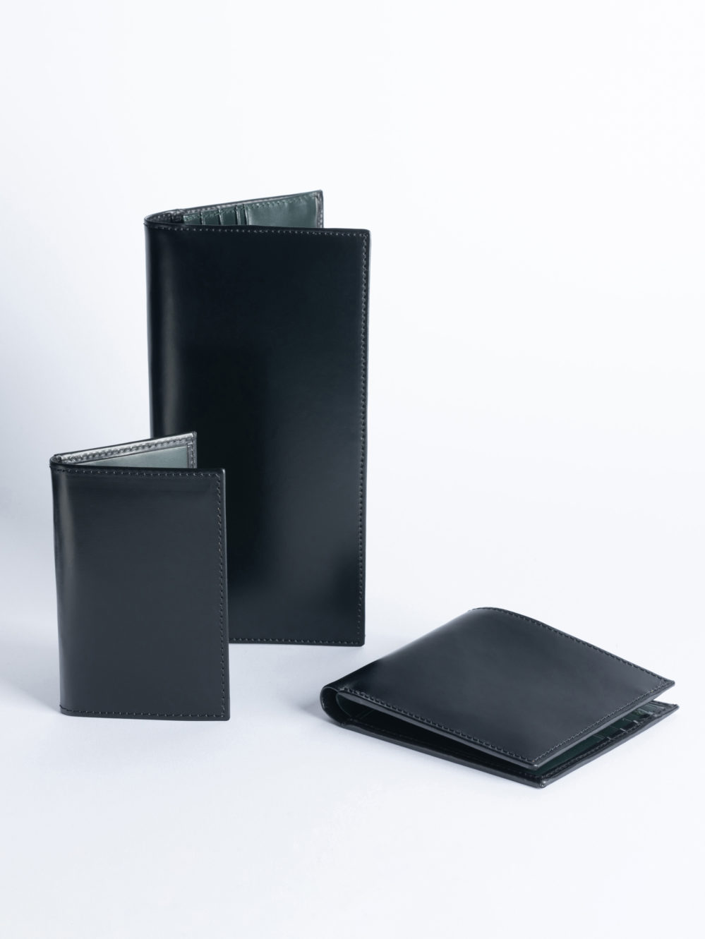 Black classic bill fold wallet - Henry Poole Savile Row